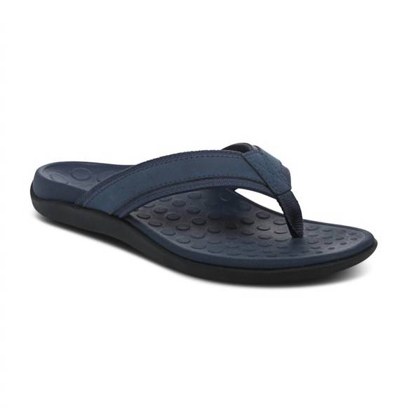 Vionic | Shoes | New Vionic Mens Tide Toe Post Sandal In Navy | Poshmark
